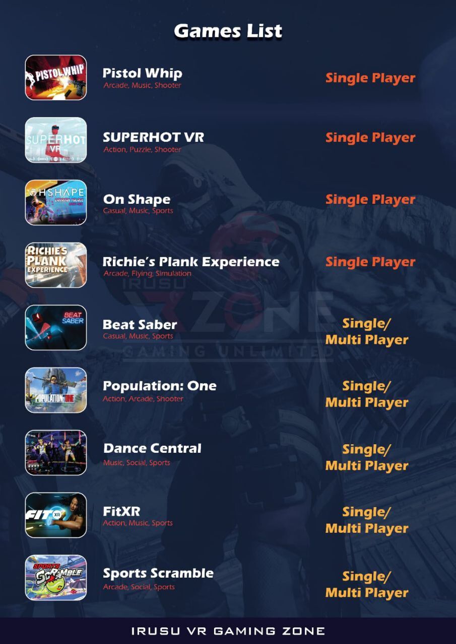 Home - VR Gaming Zone